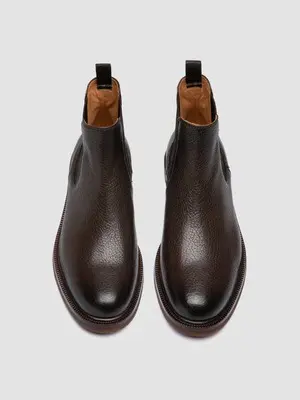 Officine Creative Aston Flexi 004 Suede Chelsea Boots - Brown