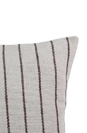 MANUSHI Cotton Striped Pillowcover + Insert