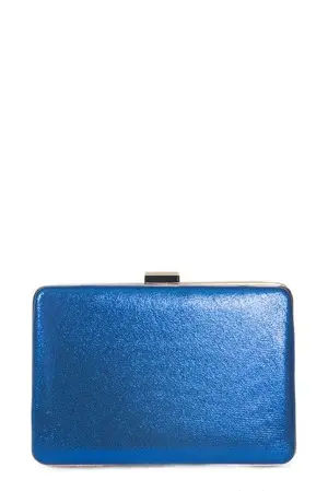 LAUREN LORRAINE Sam Crystal Clutch - Cobalt