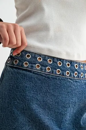 JEMINA DENIM The Orbit Micro Skirt