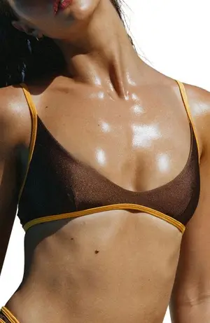 BRIGHT SWIMWEAR Sofie Top - Cinnamon Spice