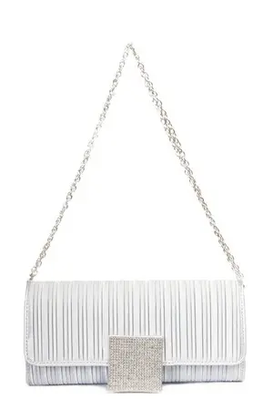 LAUREN LORRAINE Cece Clutch - Silver