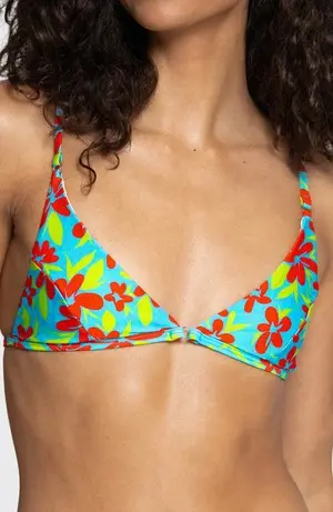 BRIGHT SWIMWEAR Freya Bralette Bikini Top Tidal