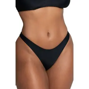 BRIGHT SWIMWEAR Bright Swimwear Sofie Bottom - Floral Bikini Black