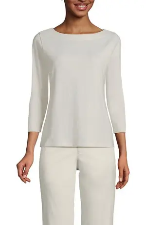 Lands' End 3/4 Sleeve Tops