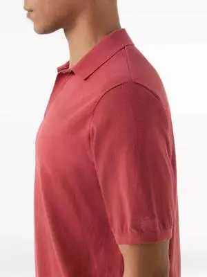 MC2 SAINT BARTH Sloan Polo In Premium High-twist Cotton - Red