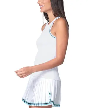 Lucky In Love Ribbed Stripe Tank Top