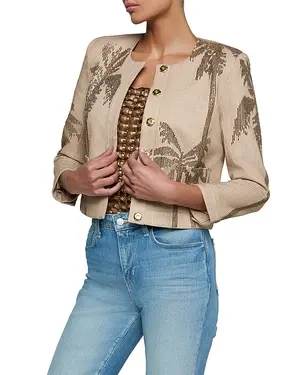 L'Agence Lian Collarless Jacket
