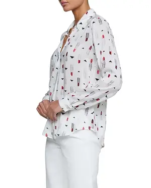 L'Agence Holly Long Sleeve Blouse
