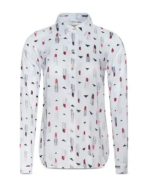 L'Agence Holly Long Sleeve Blouse