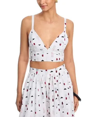 L'Agence Kaori Bralette - Ivory Multi