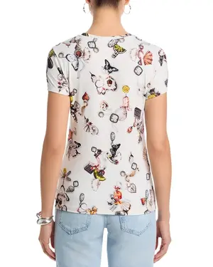 L'Agence Ressi Crewneck Tee