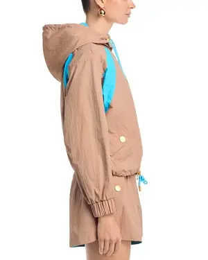 L'Agence Lark Colorblocked Windbreaker Jacket