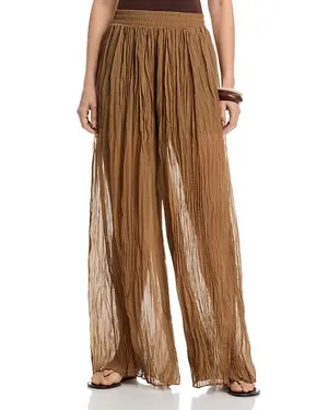 L'Agence Ethel Crinkle Pleat Pants