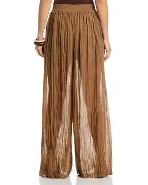 L'Agence Ethel Crinkle Pleat Pants