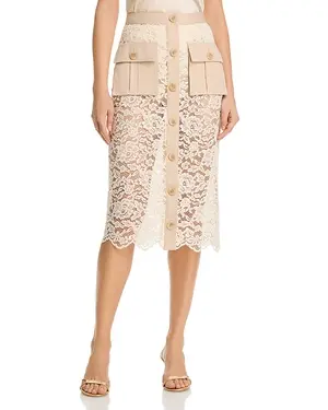 Lace Pencil Skirts