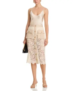 L'Agence Shae Lace Skirt