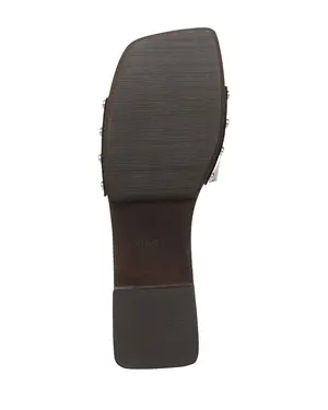 Vince Studded Slides - Black