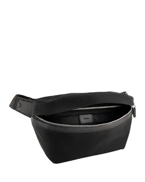 Vince Zip Nylon Sling Bag - Black Soft