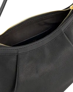 Vince Ava Pebbled Leather Convertible Crossbody Bag - Black