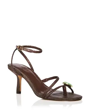 Aqua Strappy Shoes For Women