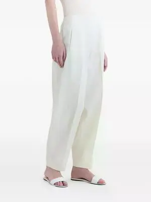 FFORME Yvette Tapered Trousers - White