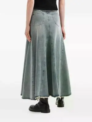 MUSIUM DIV. Frayed A-line Skirt