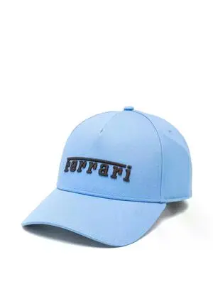 FERRARI Logo-embroidered Baseball Cap