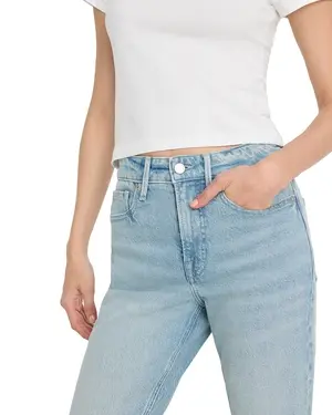 Good American Good Icon High Rise Straight Ankle Jeans - Indigo