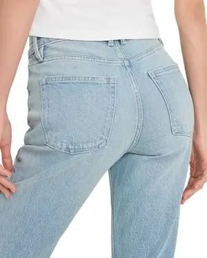 Good American Good Icon High Rise Straight Ankle Jeans - Indigo