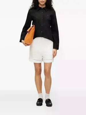 Karl Lagerfeld Embroidery-detail Shorts - White