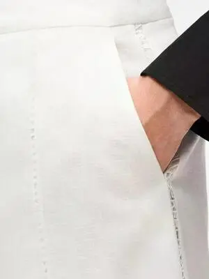 Karl Lagerfeld Embroidery-detail Shorts - White