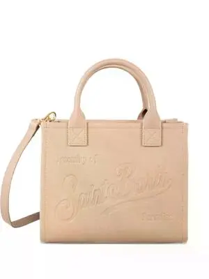 MC2 SAINT BARTH Medium Grained Leather Vanity Bag - Neutrals
