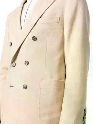 Brunello Cucinelli Double-breasted Peak-lapel Jacket - Neutrals