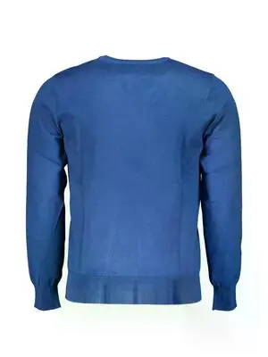 U.S. Grand Logo-embroidered Crew-neck Sweater