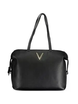 MARIO VALENTINO Logo-detail Tote Bag - Black