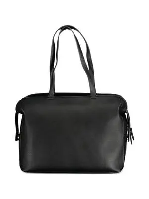 MARIO VALENTINO Logo-detail Tote Bag - Black