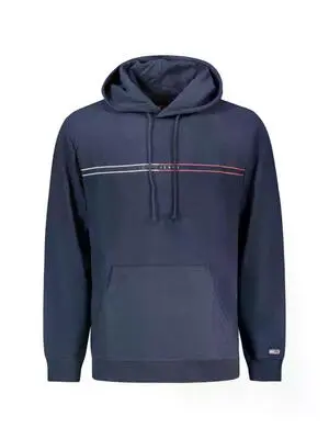 Tommy Hilfiger Logo-print Pocket Hoodie - Blue