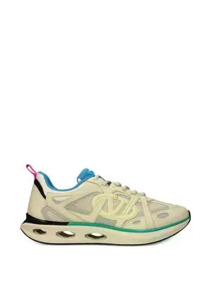 Valentino Garavani Vlogo Signature Mesh Sneakers - Neutrals