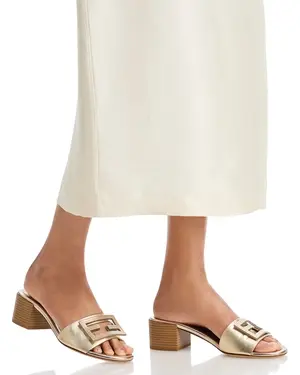 Fendi Baguette Slide Sandals