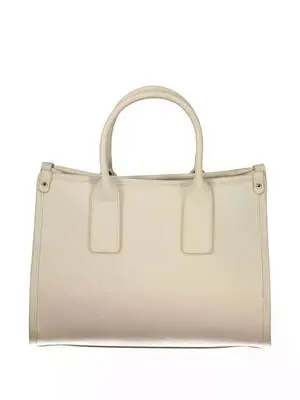 MARIO VALENTINO Embossed-logo Tote Bag - Neutrals