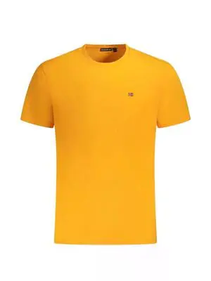 NAPAPIJRI Logo-patch Cotton T-shirt - Yellow