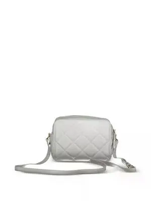 MARIO VALENTINO Embossed Logo Quilted Tote Bag