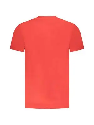 Roberto Cavalli Tiger-print Cotton T-shirt - Red