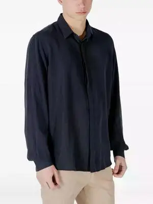 ANTONY MORATO Concealed-fastening Long-sleeve Shirt - Blue