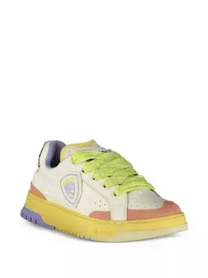 BLAUER. Perforated Sneakers - White