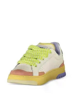 BLAUER. Perforated Sneakers - White