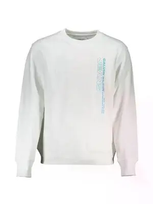 Calvin Klein Logo-print Crew-neck Sweatshirt