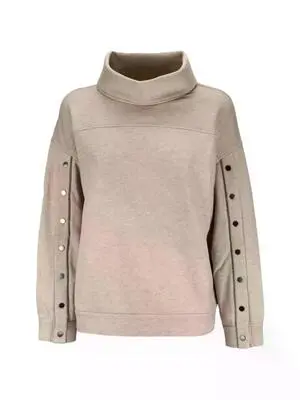 Brunello Cucinelli Monili-trim Jumper - Neutrals