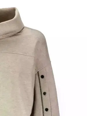 Brunello Cucinelli Monili-trim Jumper - Neutrals